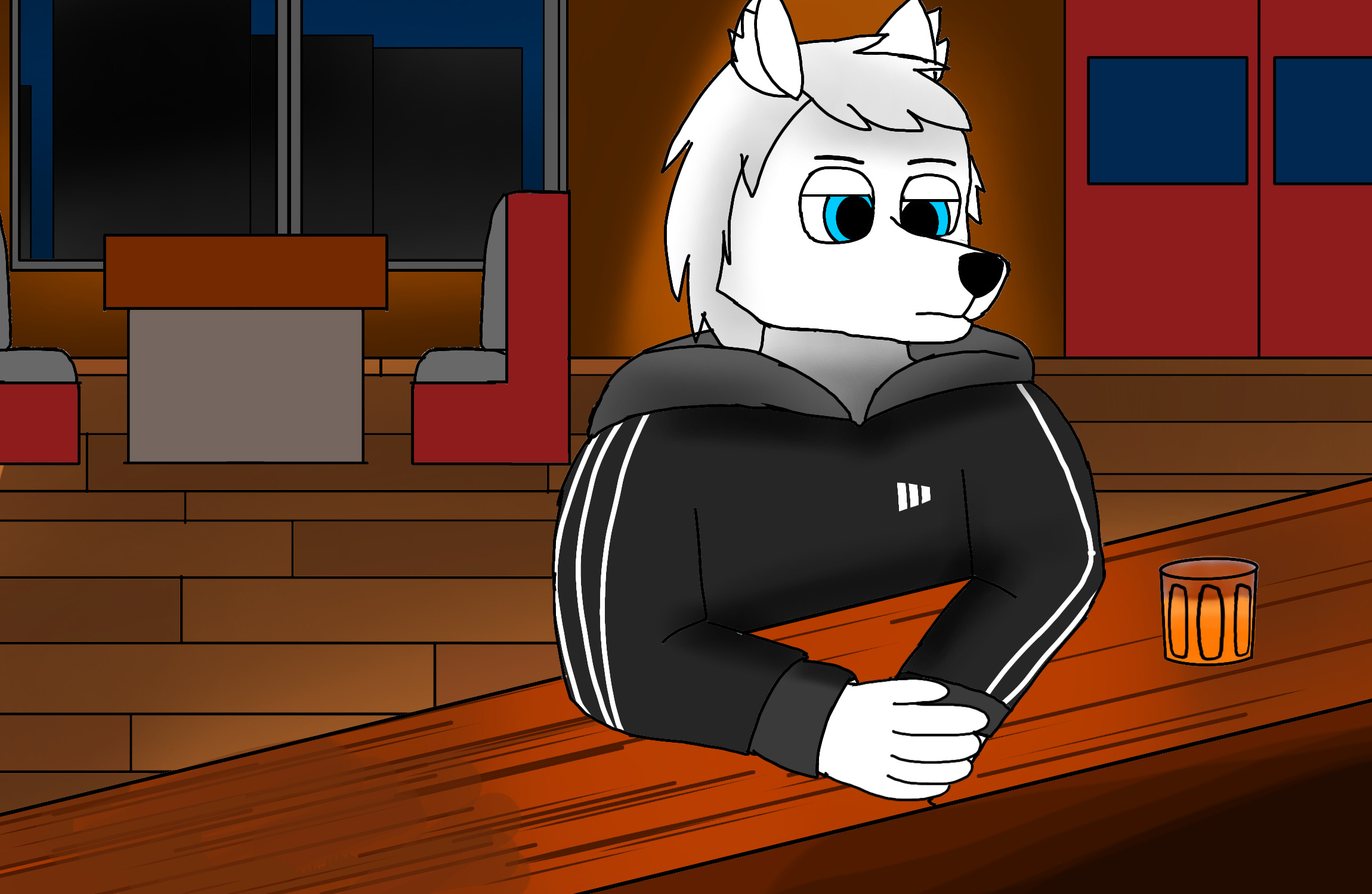 alonely in bars - ibisPaint