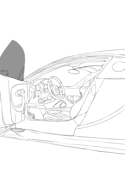 Bugatti Chiron - ibisPaint