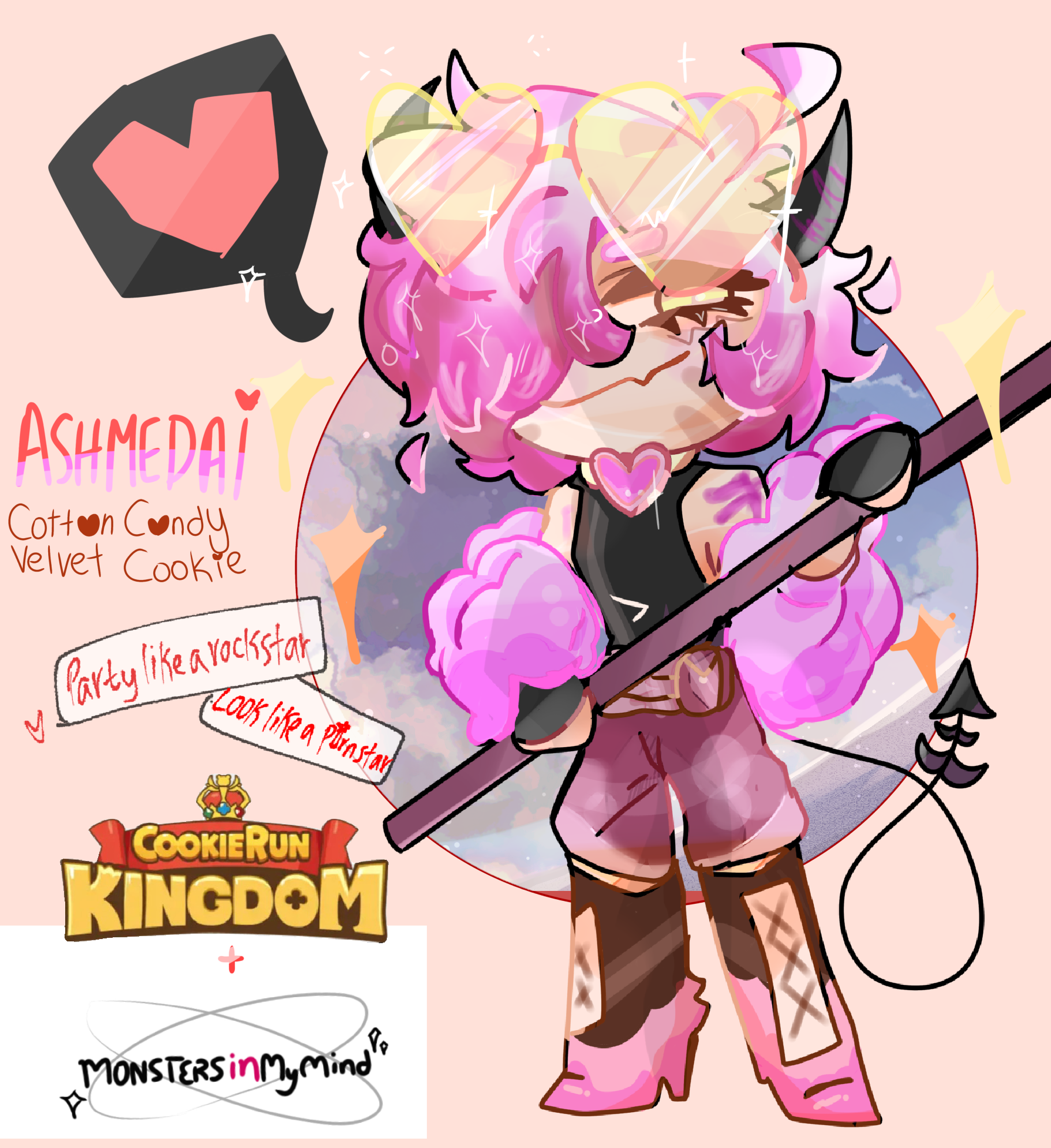 Ashmedai as a CRK Cookie 🥰 🍪 💦 - ibisPaint