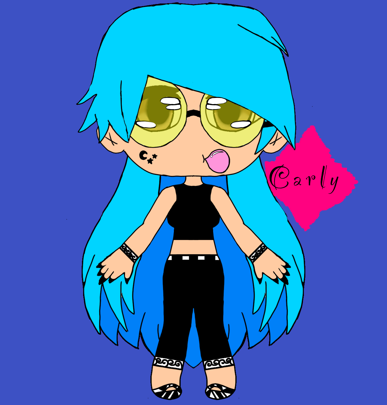 A new character named Carly - ibisPaint