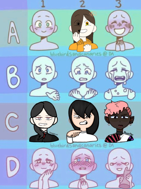 collab facial expressions - ibisPaint