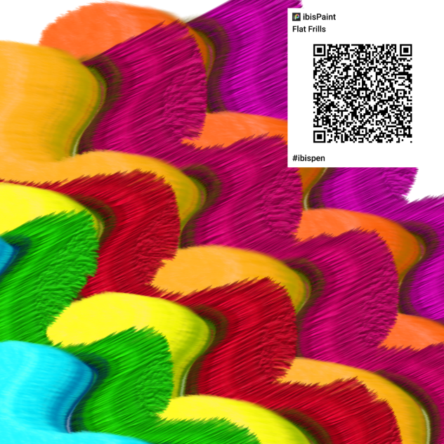 Flat Frills Brush - ibisPaint