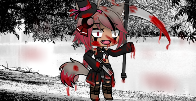 me editing my 'Killer' Oc - ibisPaint