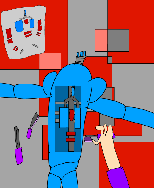 Robot surgery practice - ibisPaint