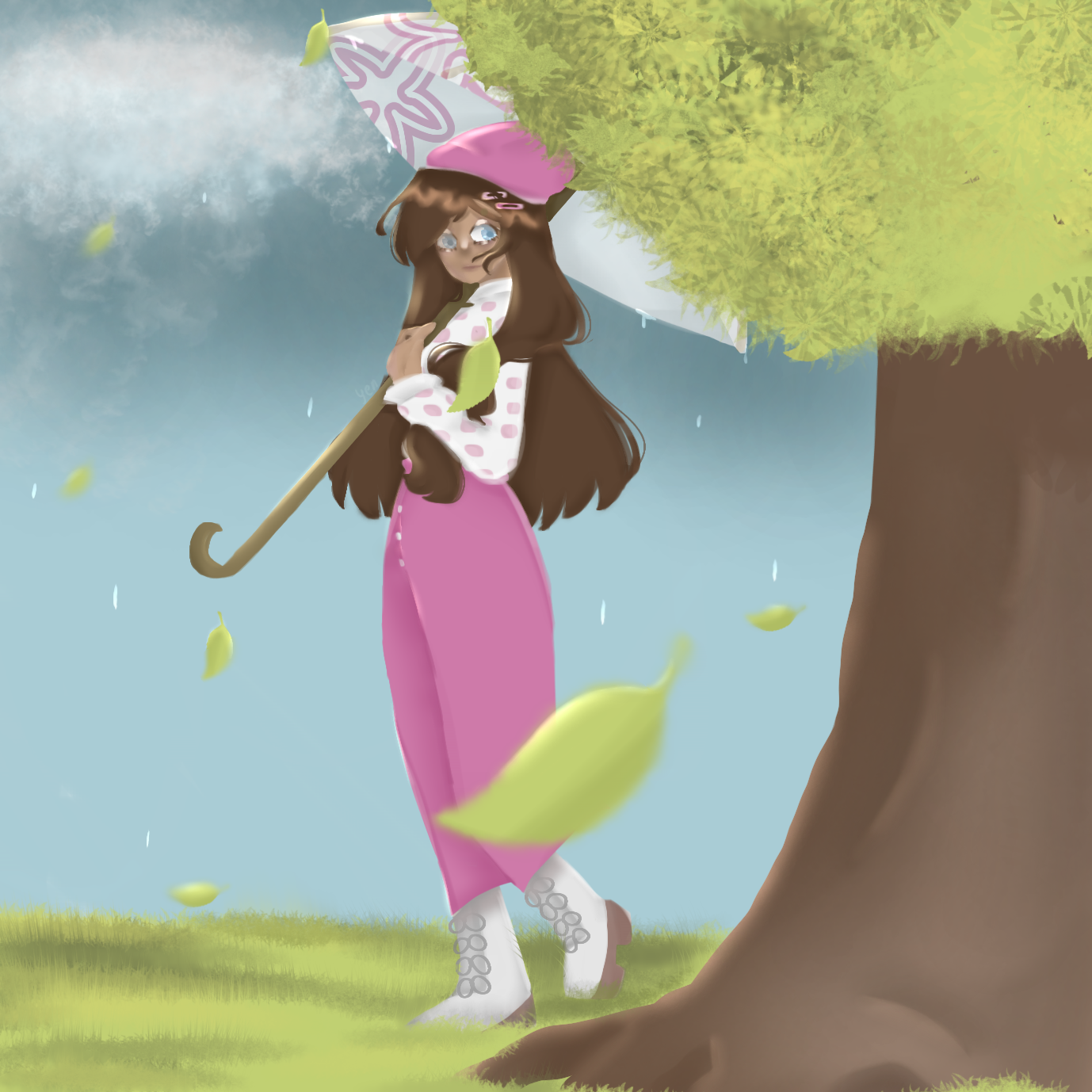 Rainy weather 🌧 - ibisPaint