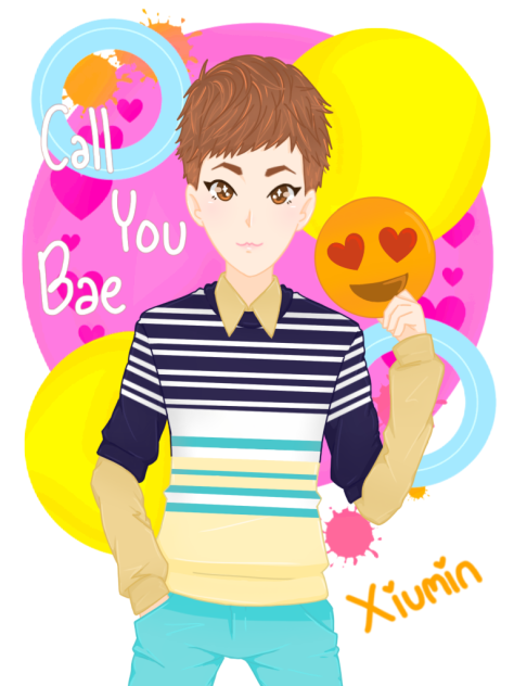 xiumin-call you bae - ibisPaint