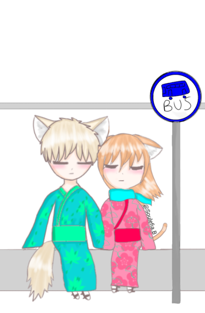 cut couple miaw - ibisPaint
