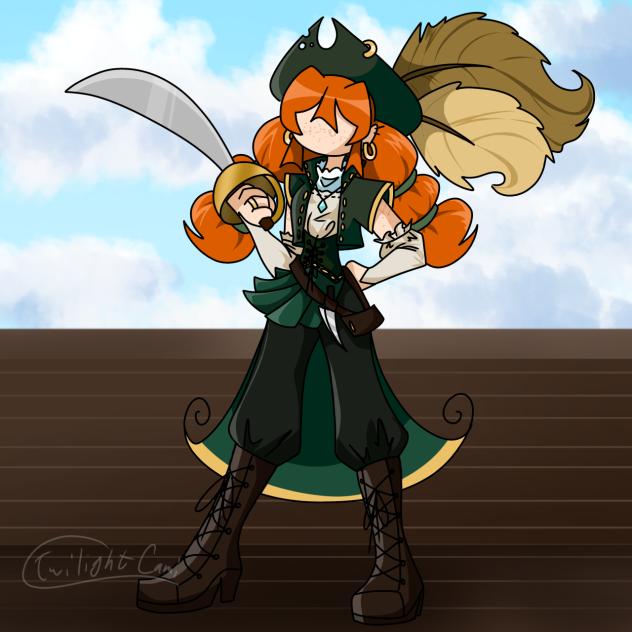 PIRATE WOMAN OMG - ibisPaint