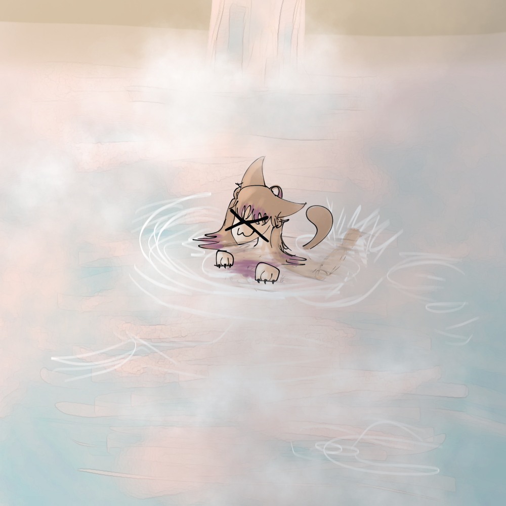Late night swim collab - ibisPaint