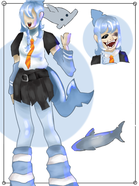 Shark oc 🦈💙 - ibisPaint