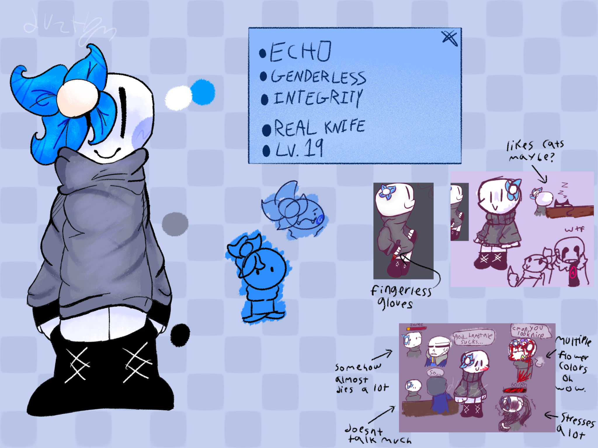 Echo Ref (UNDERTALE OC) - ibisPaint