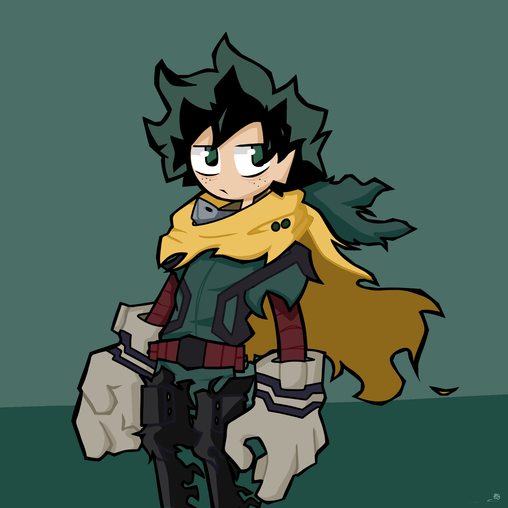 Dark deku - ibisPaint