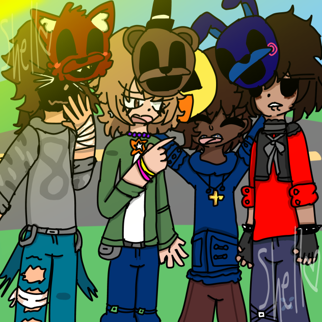 The four tormentors - ibisPaint