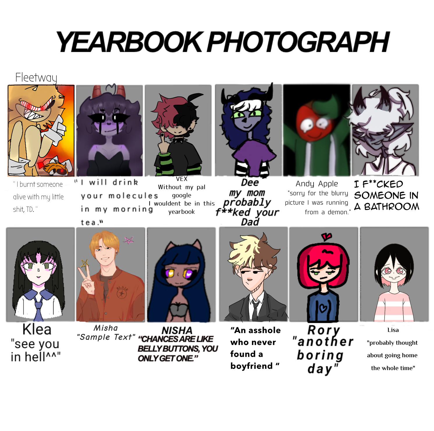 Yearbook photograph (finished) - ibisPaint