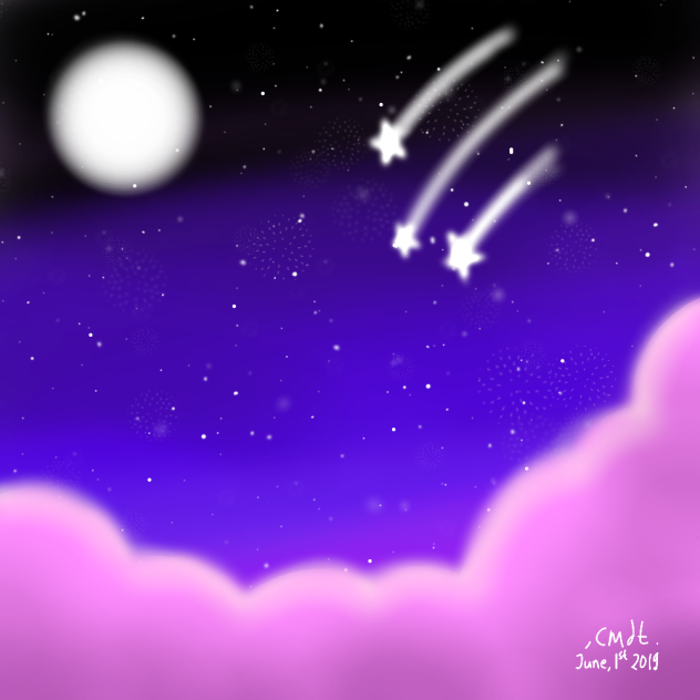 An ordinary night - ibisPaint