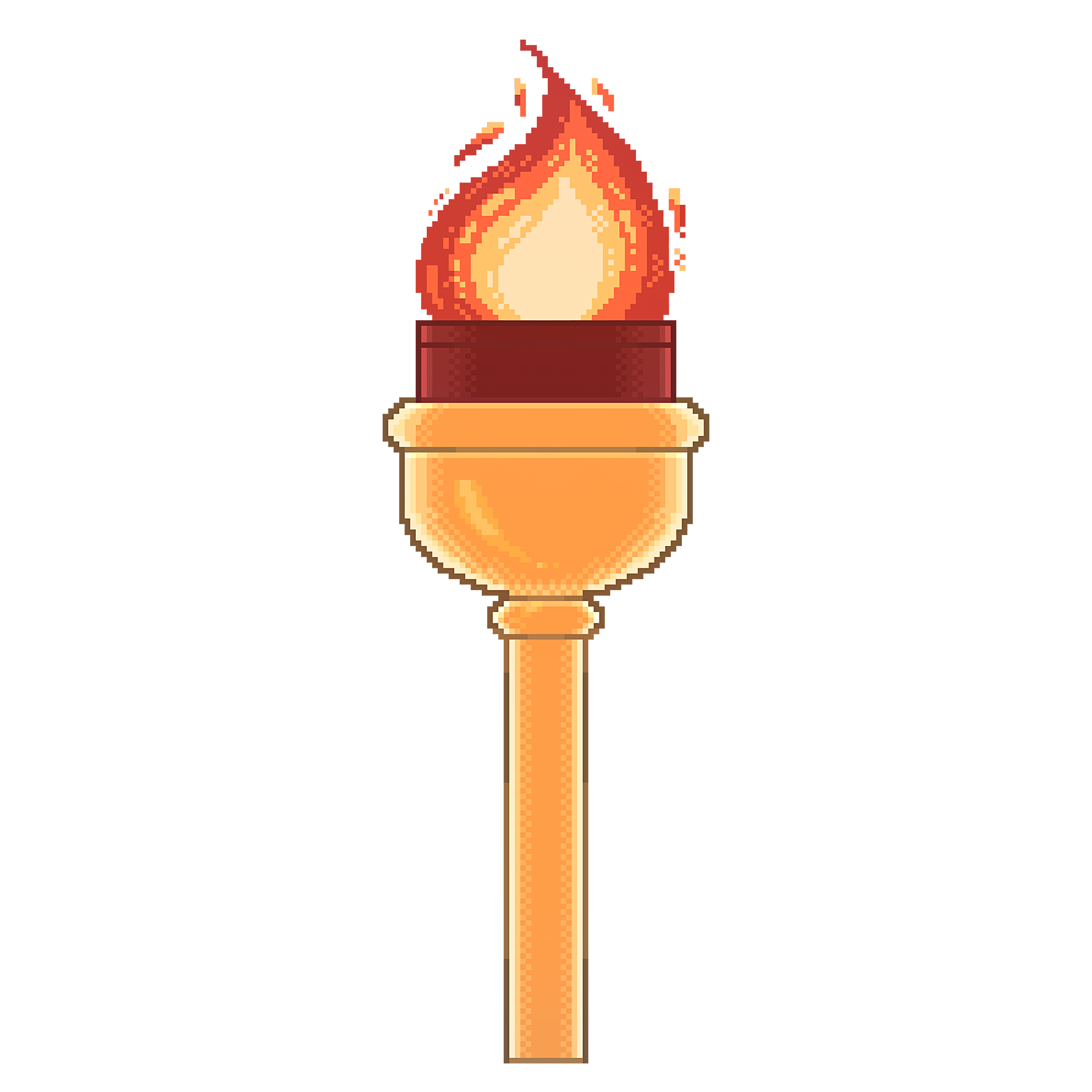 olympic torch (pixel) 02 - ibisPaint