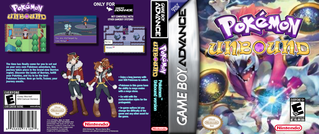 Pokémon Unbound Custom Cover Art - ibisPaint