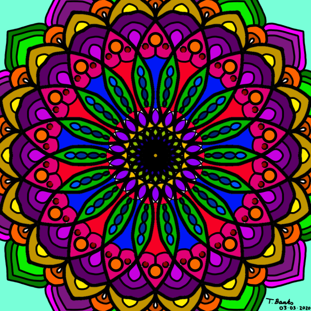 First Mandala - ibisPaint