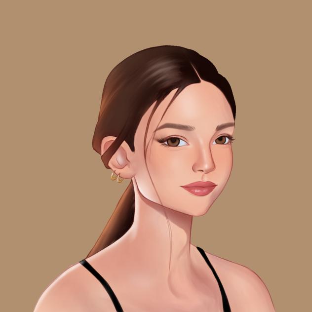 Stylized portrait study 2 - ibisPaint