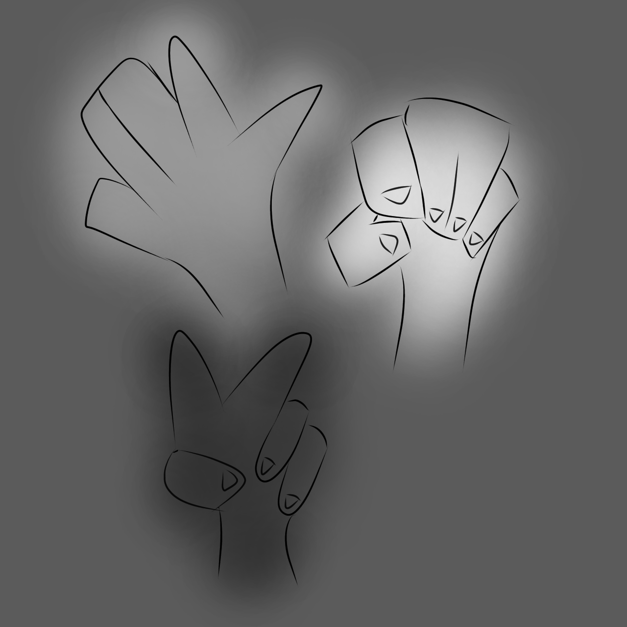 Hand tut Gacha hands - ibisPaint