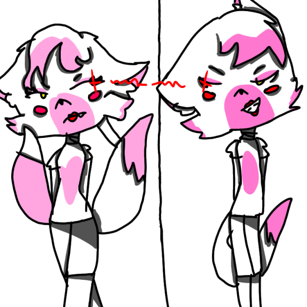 girl ft foxy and boy ft foxy - ibisPaint