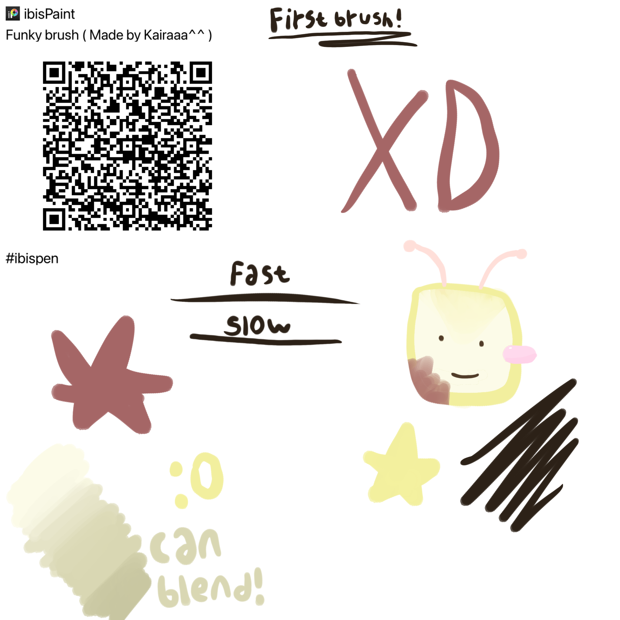 Funky brush! ( NO REPOST ) - ibisPaint