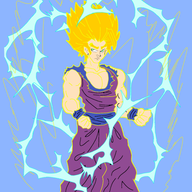 Gohan Super Saiyan 2 - ibisPaint
