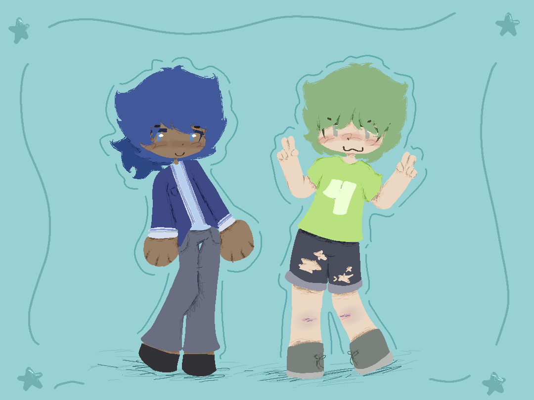 alef and frisbee aib - ibisPaint