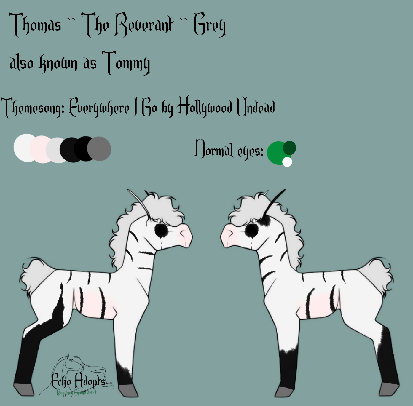 Tommy - Reference Sheet - ibisPaint