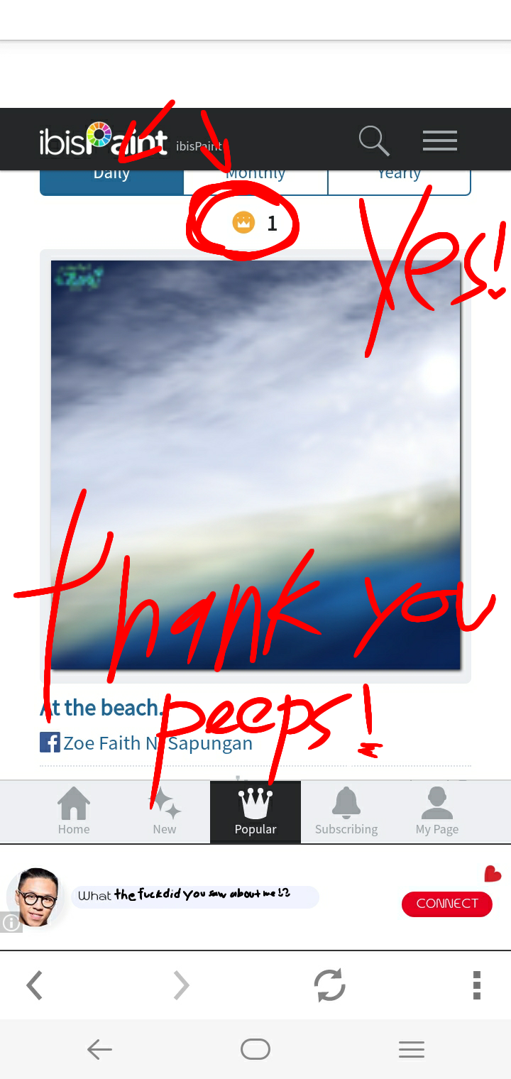 1st place in Backgrounds! - ibisPaint