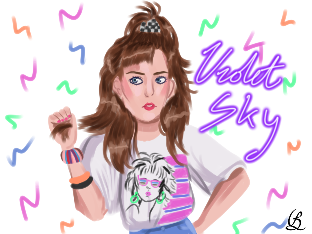 Violet Sky! 💜🎶📼 - ibisPaint