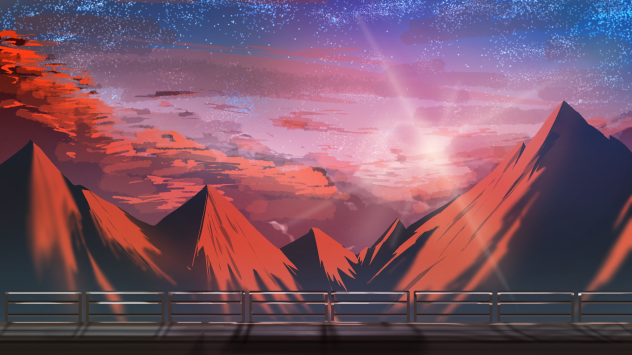 Midnight sky - ibisPaint