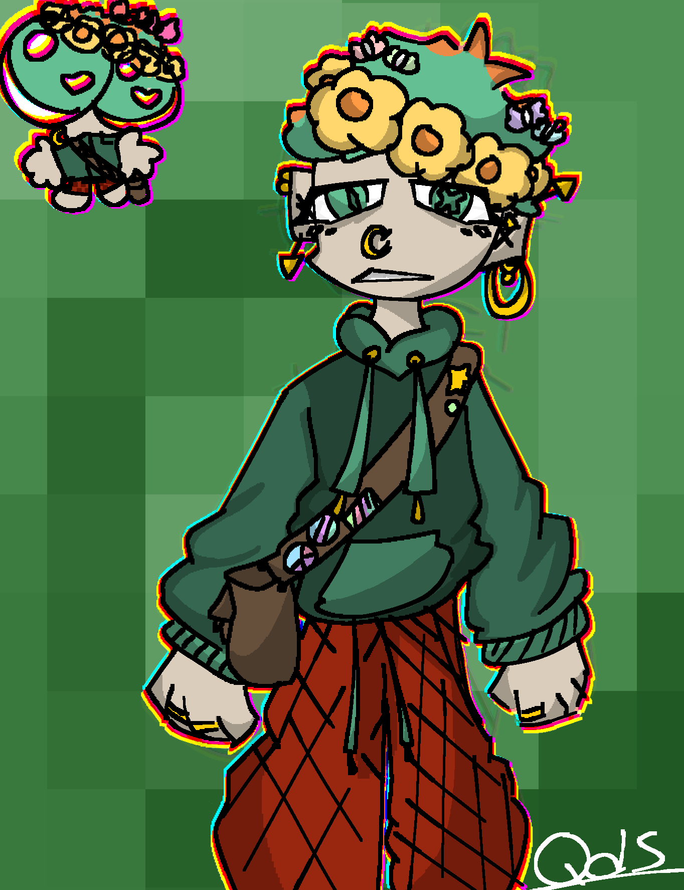 using a brush that's meant for doodles!! - ibisPaint