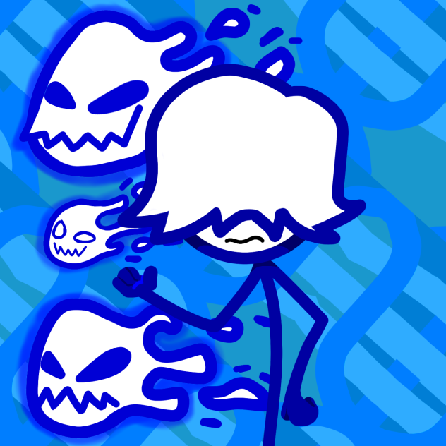 Evil blue - ibisPaint