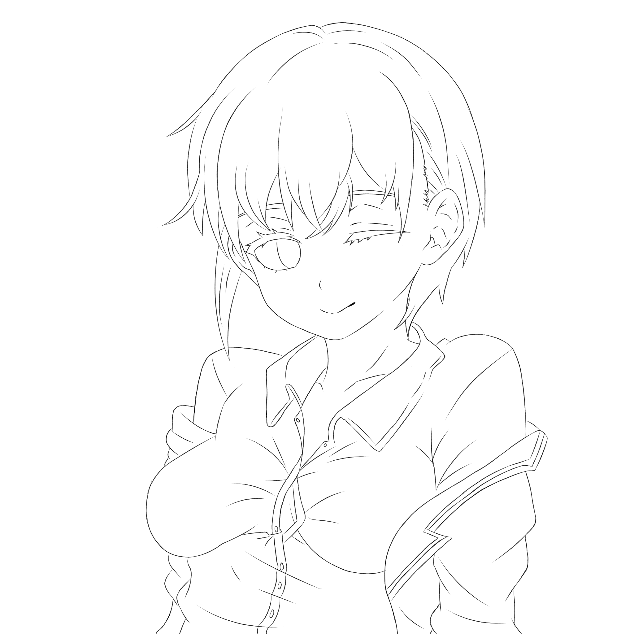 ichika nakano lineart - ibisPaint