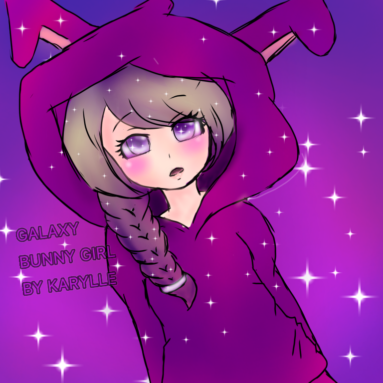 My galaxy bunny girl - ibisPaint