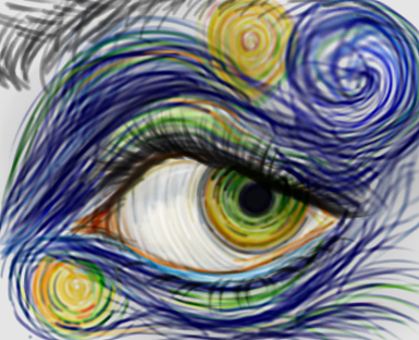 starry night eye - ibisPaint