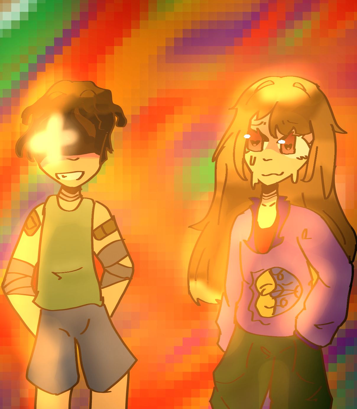 The sun is a deadly laser - ibisPaint