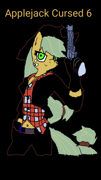 Applejack Cursed 6 R.O.T.E.D 2 D.O.W. - ibisPaint