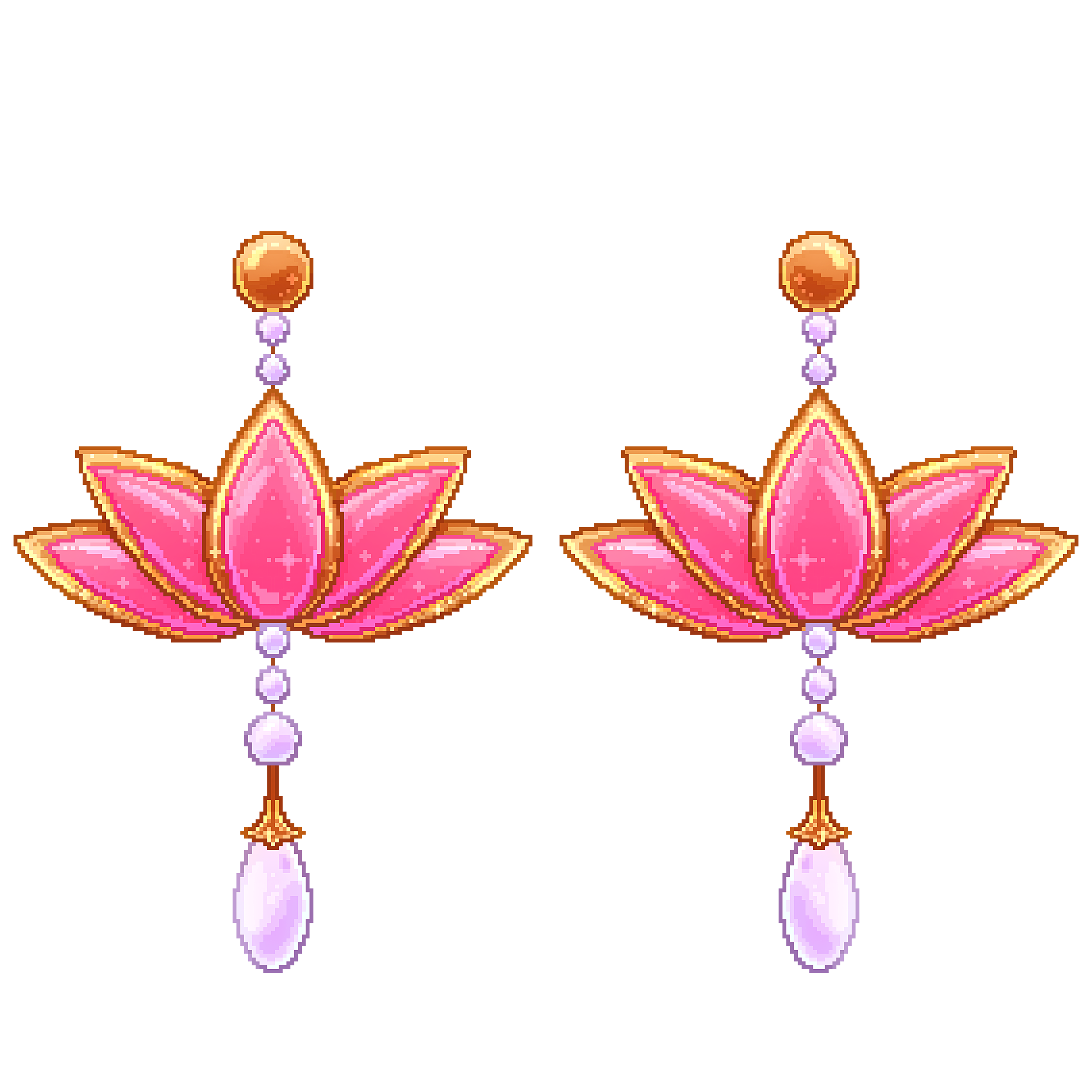 Earring (pixel) 01 - ibisPaint