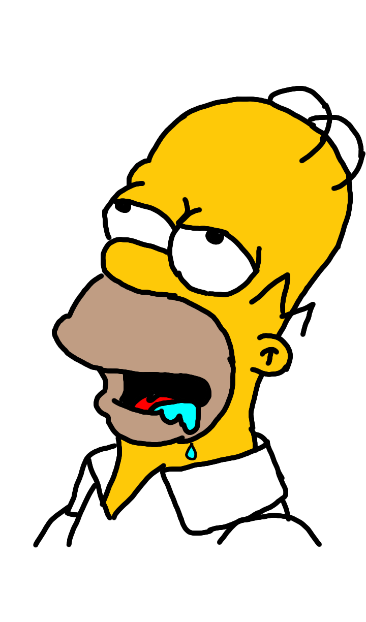 homero simpson - ibisPaint