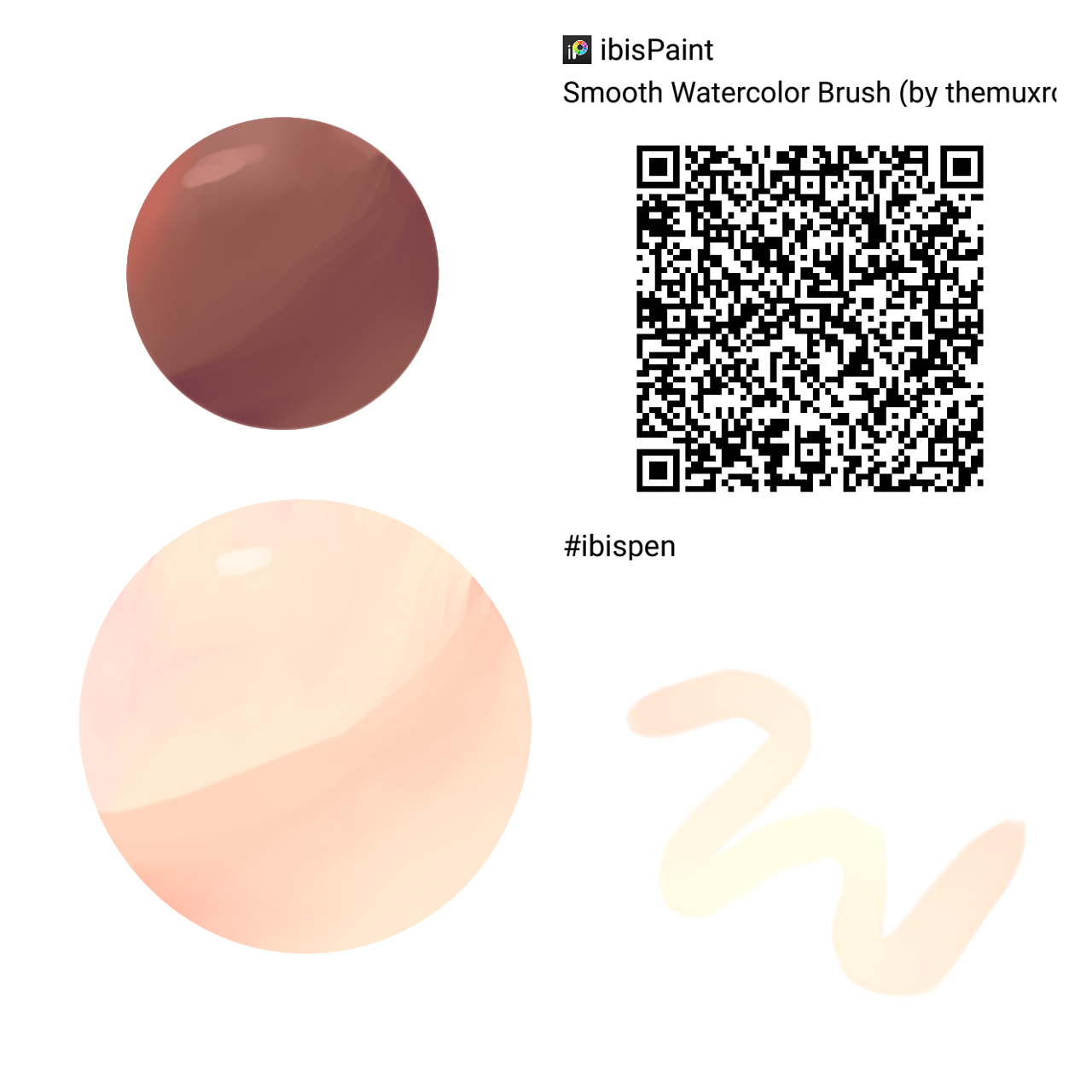 Smooth Watercolor Brush - ibisPaint