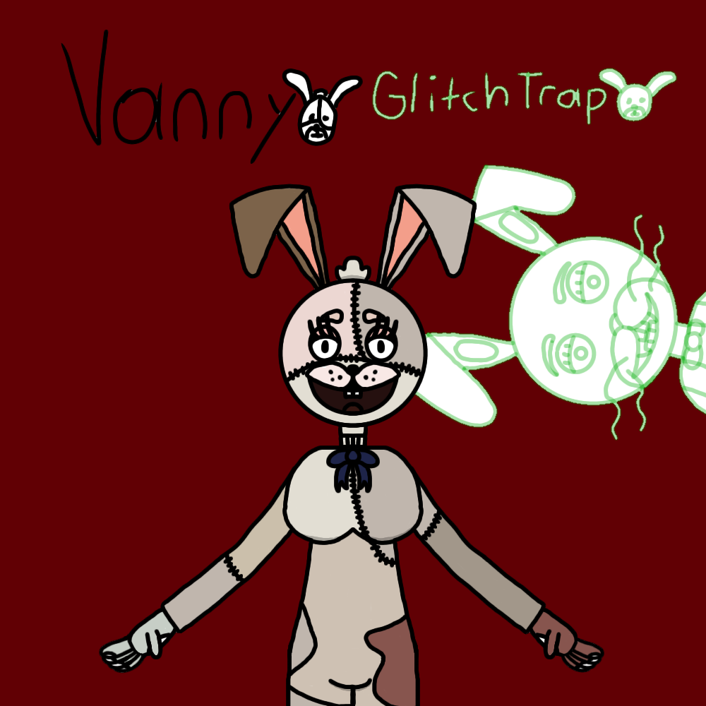 Vanny and GlitchTrap fanart - ibisPaint