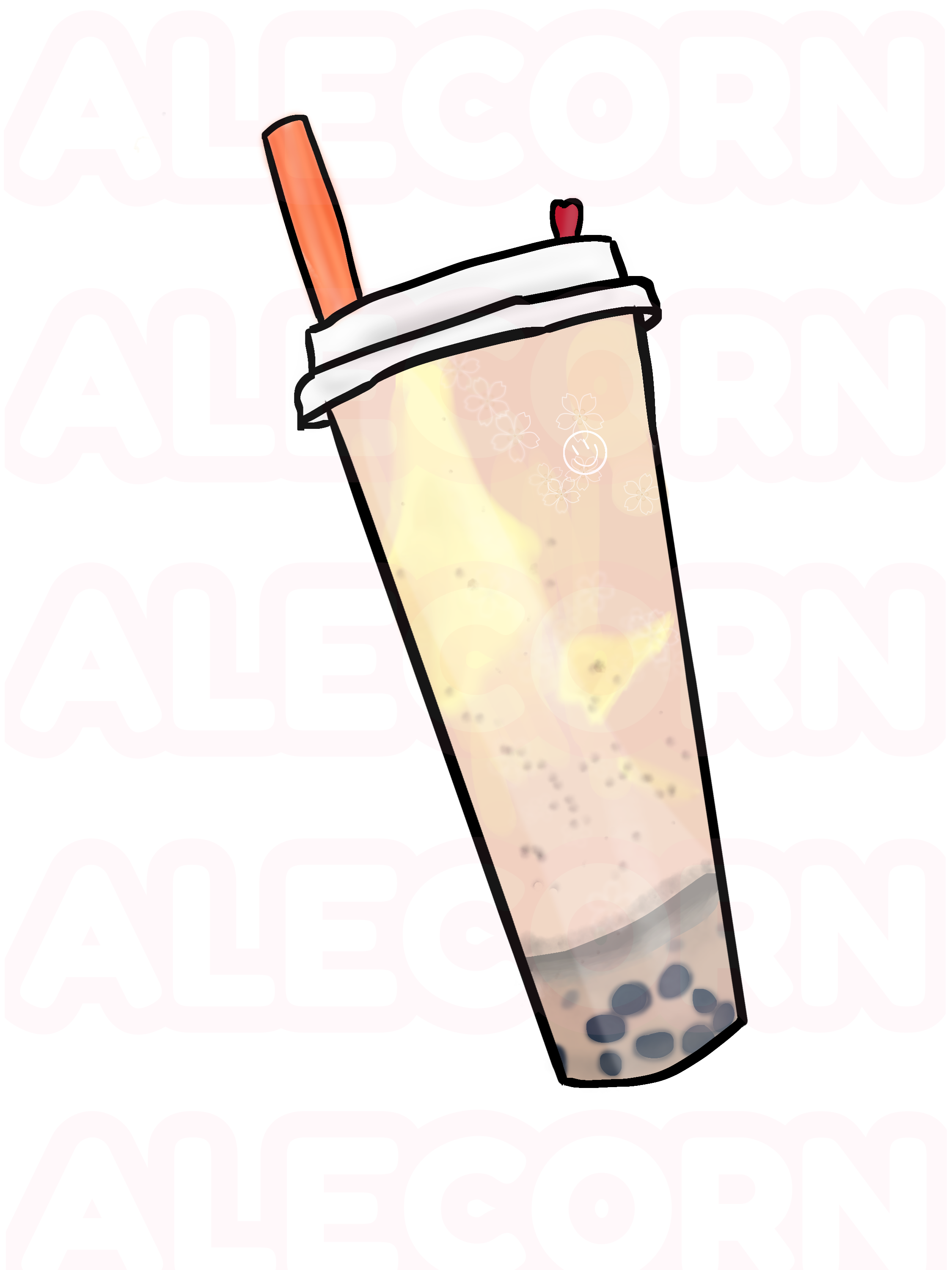 Oreo milk tea boba! - ibisPaint