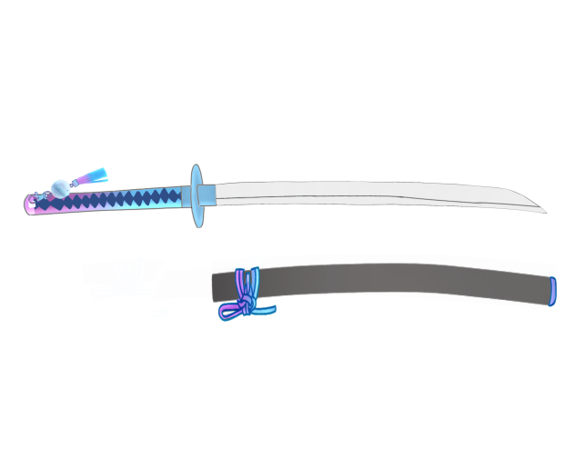 Wakizashi katana (Libra) - ibisPaint