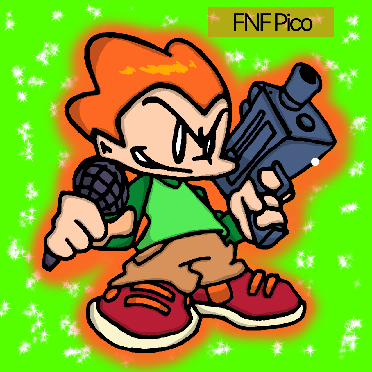 FNF Pico Drawing - ibisPaint