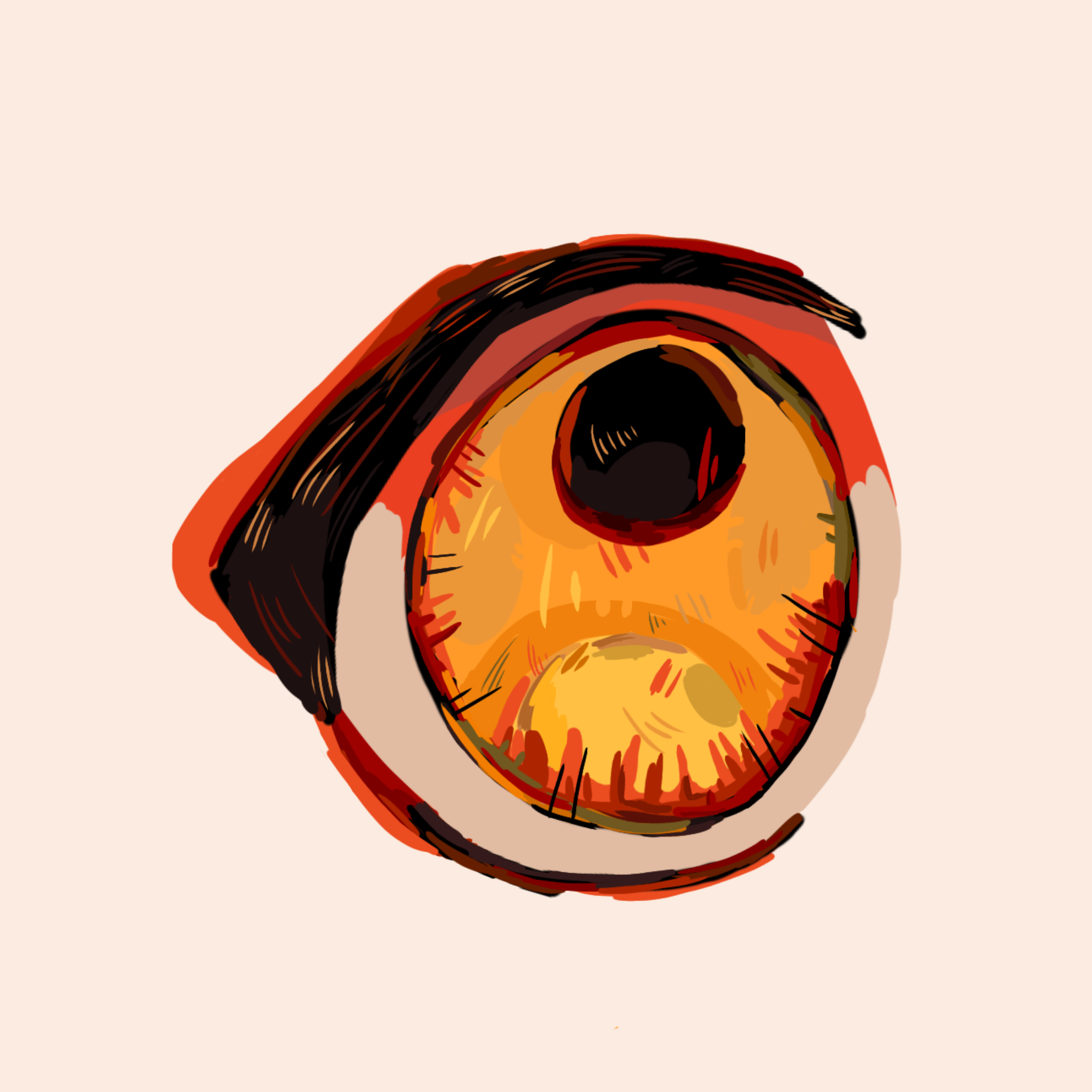Hanako-kun's eye - ibisPaint