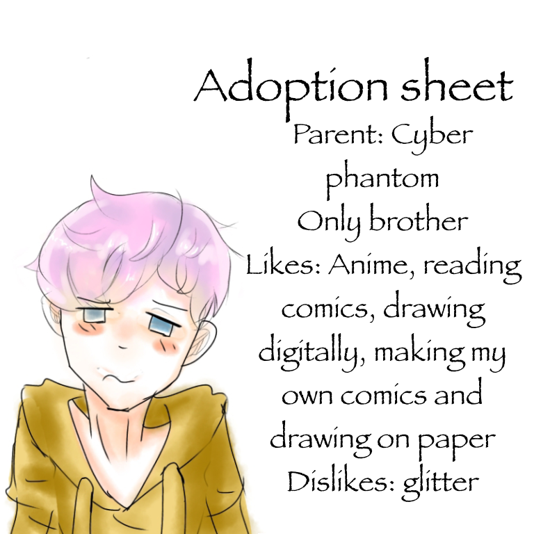 My adoption sheet - ibisPaint