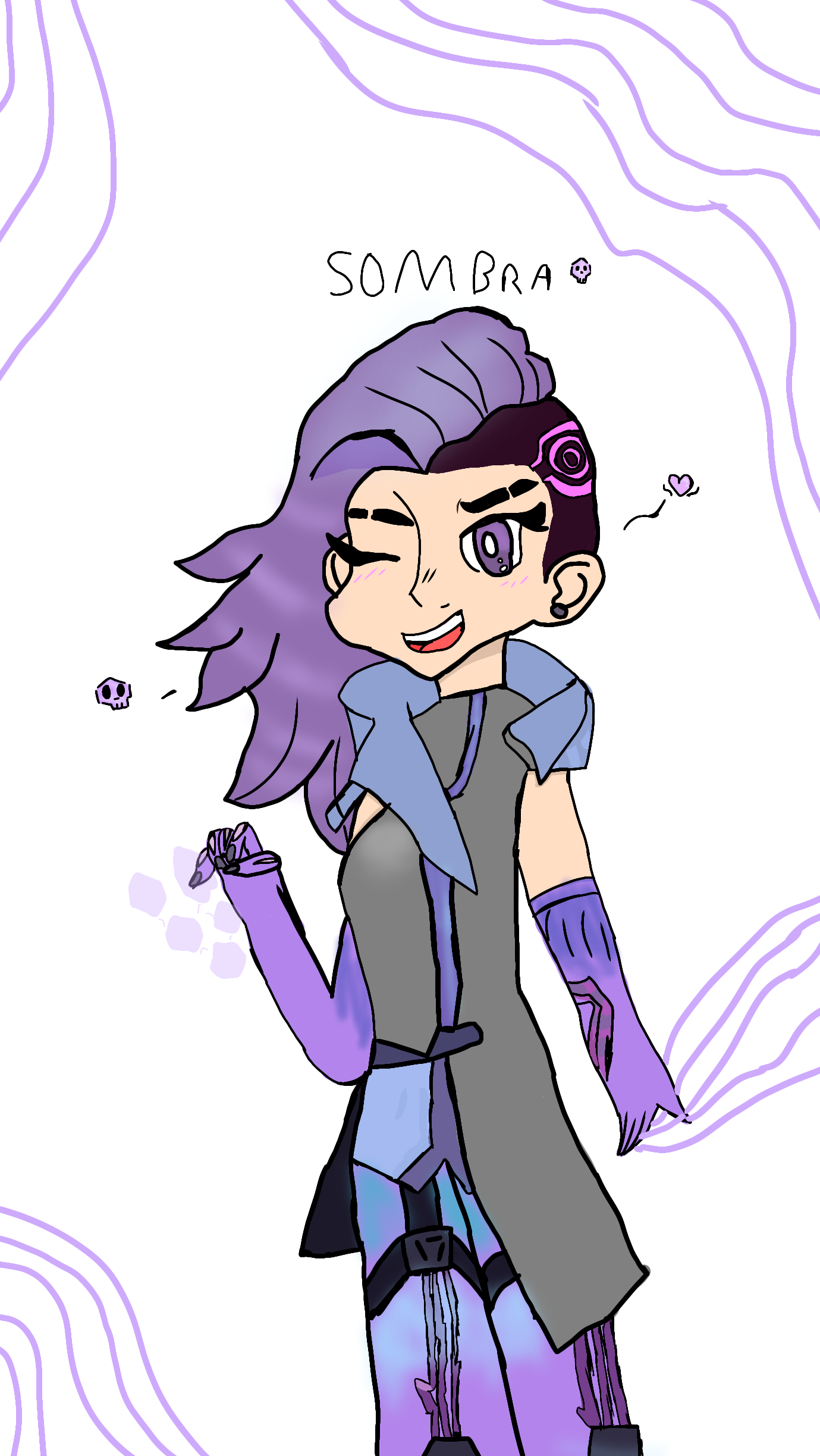 Sombra overwatch 2 - ibisPaint