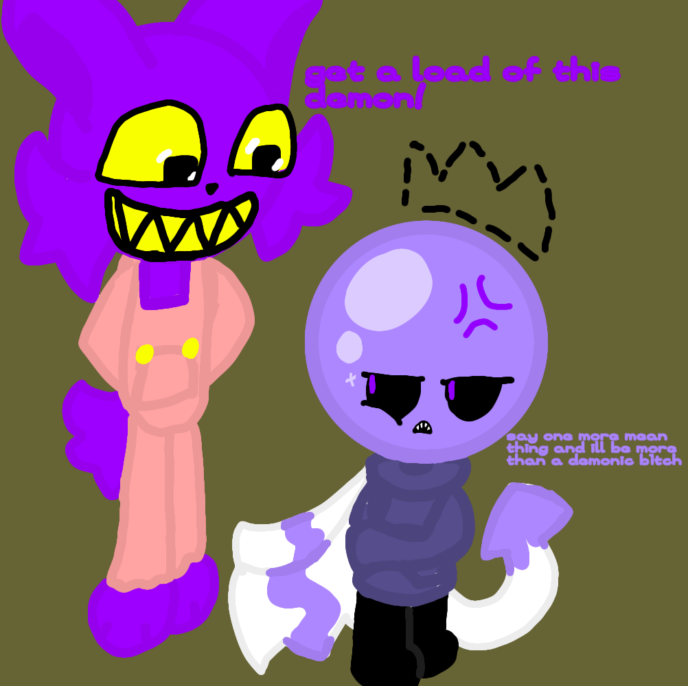 demonic candy and ️ ️funny ️ ️ bunny - ibisPaint